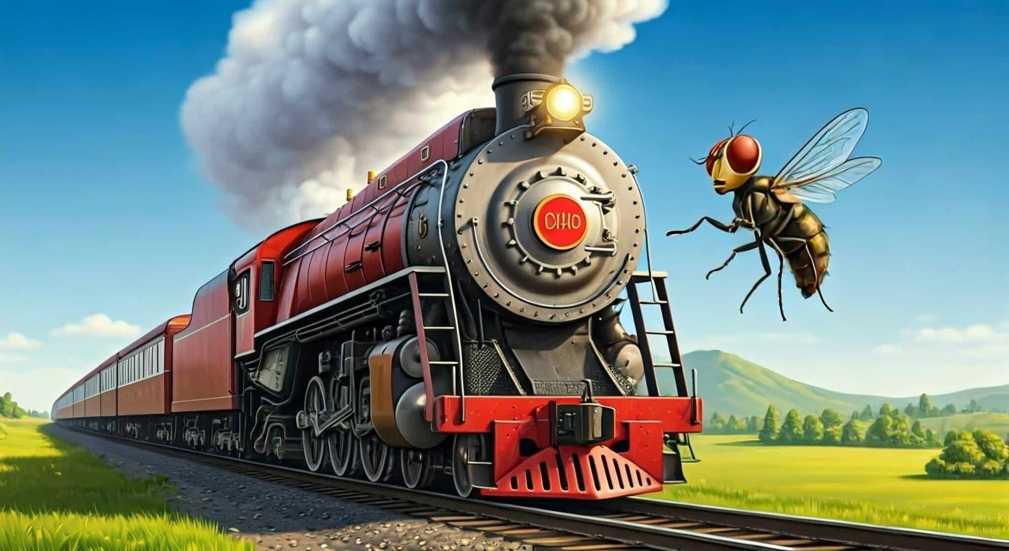 Can a fly stop a train?